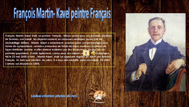 François Martin Kavel peintre