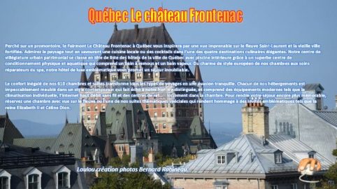 Québec Le château Frontenac